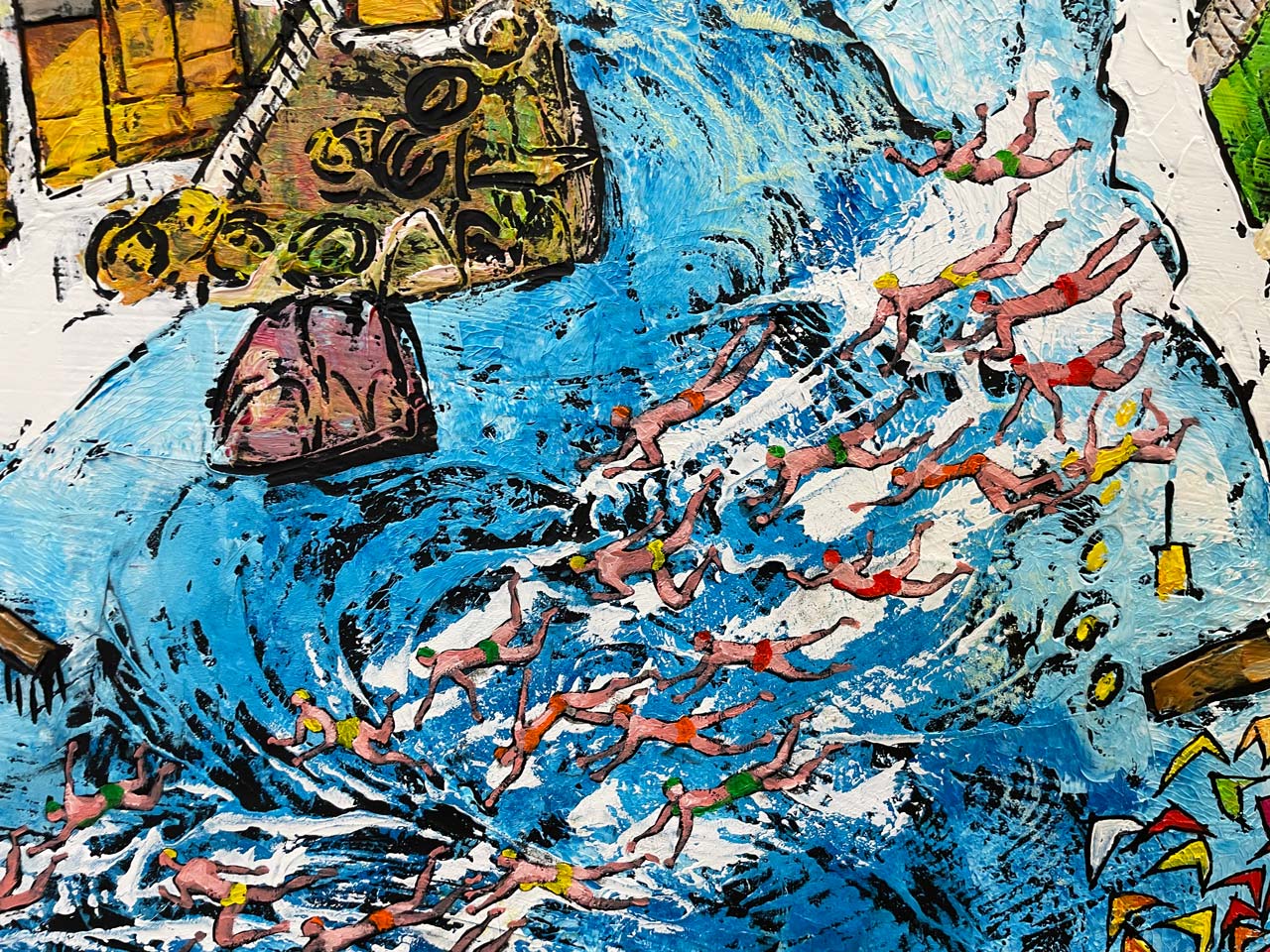 Celebrate the Endeavour - Ken Rasmussen Oil Painting